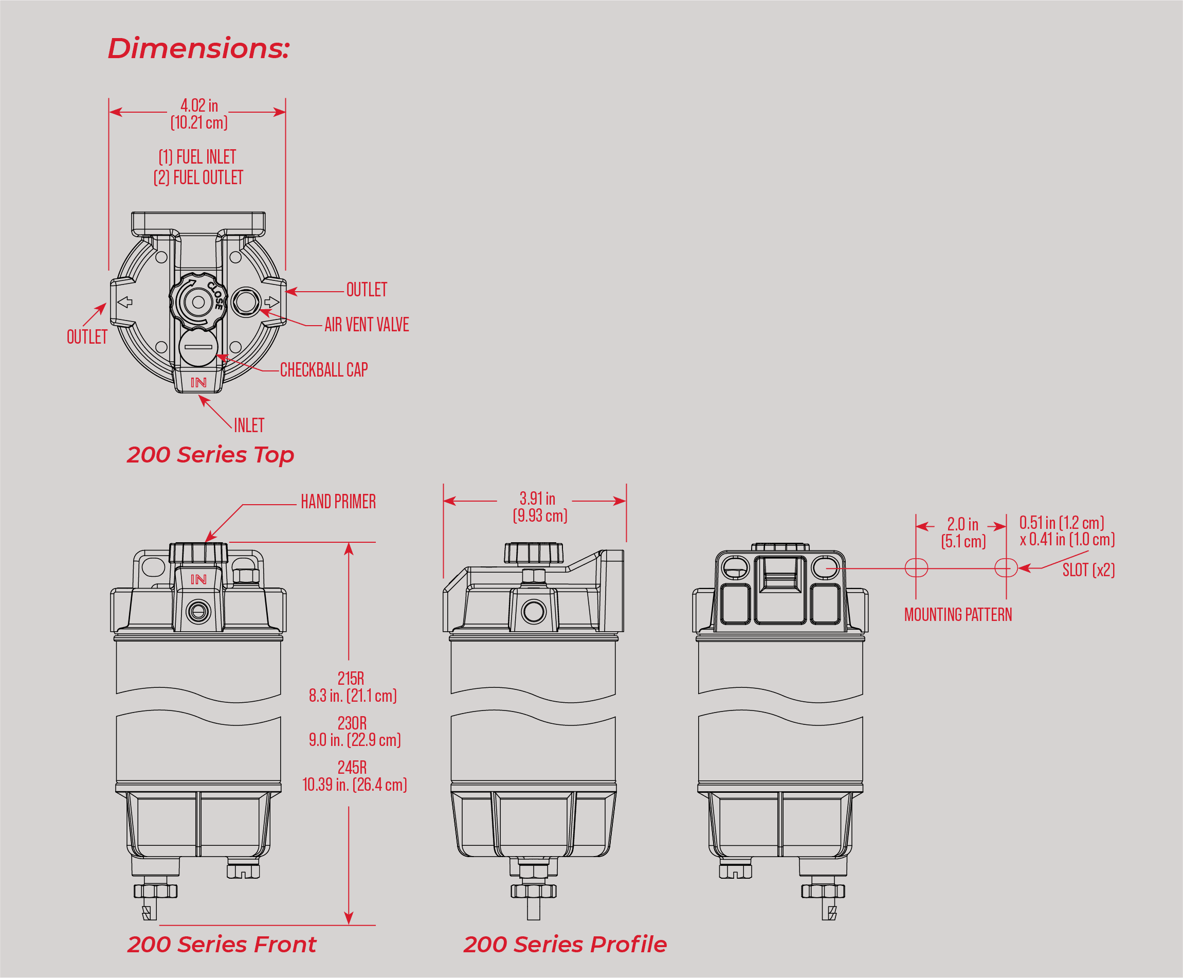Racor 200 Series Diesel Fuel Filter | HWL GROUP