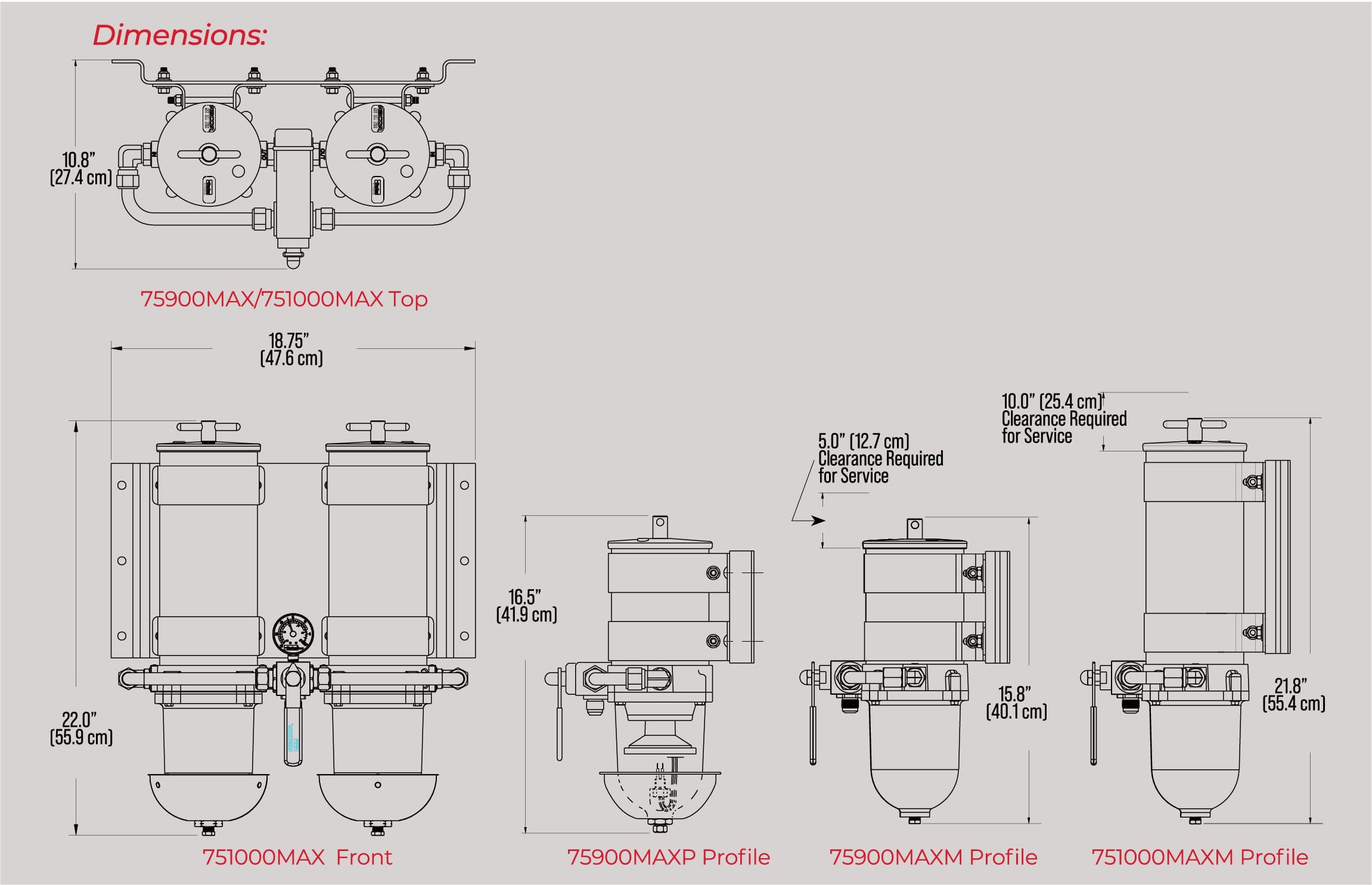 Racor 751000MAX Series Marine Fuel Filter | HWL GROUP