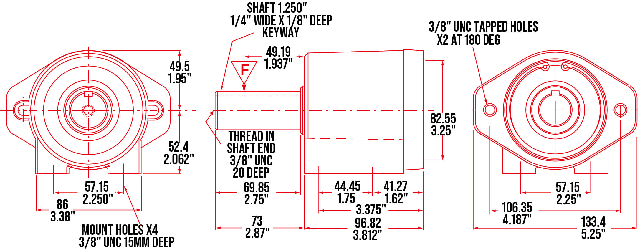 DYNAGEAR OVERHUNG LOAD ADAPTORS FOR HYDRAULIC MOTORS- MODEL LDA | HWL GROUP