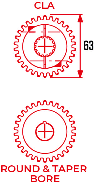 DYNAGEAR Flexilock Couplings 63 series hub | HWL GROUP