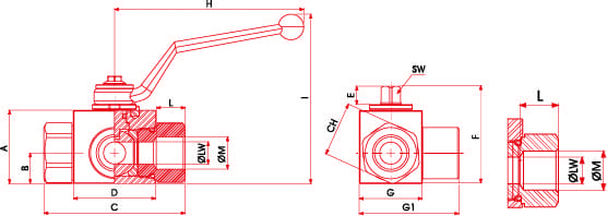 Gemels 3 Way Ball Valves | HWL GROUP
