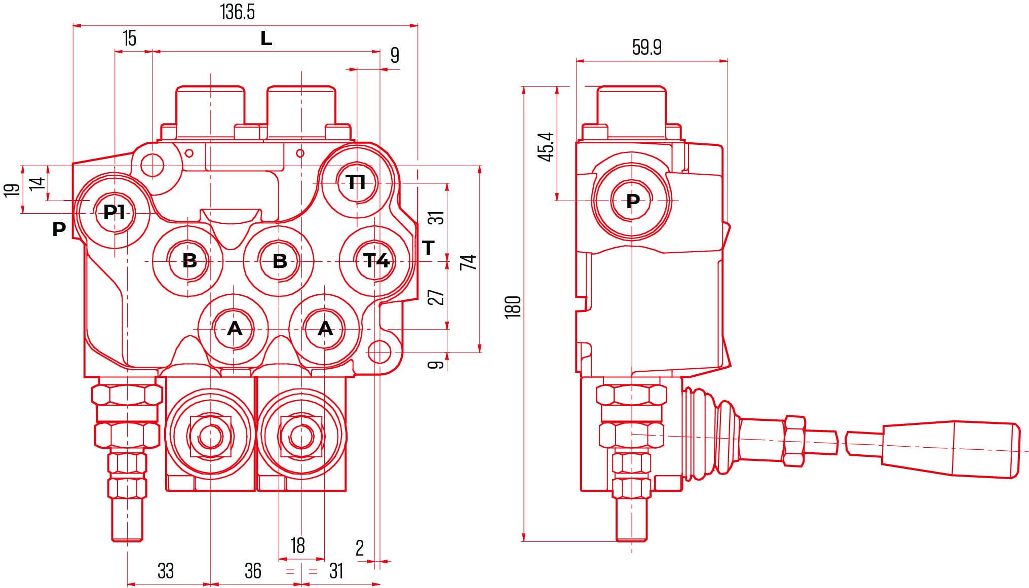 Dinoil ML Monoblock Control Valve | HWL GROUP