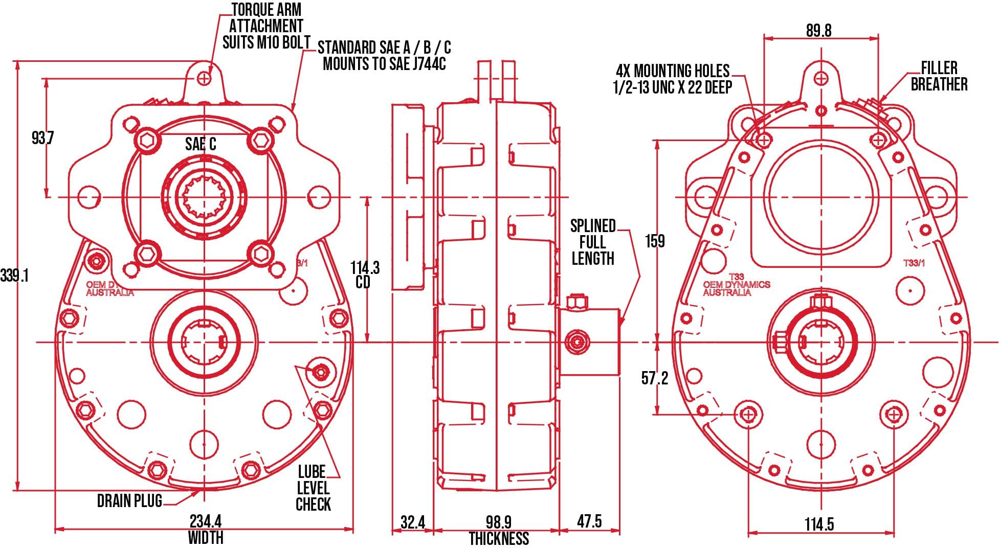 PTO STEP UP GEARBOX T33 | HWL GROUP PTO STEP UP GEARBOX T33 | HWL GROUP