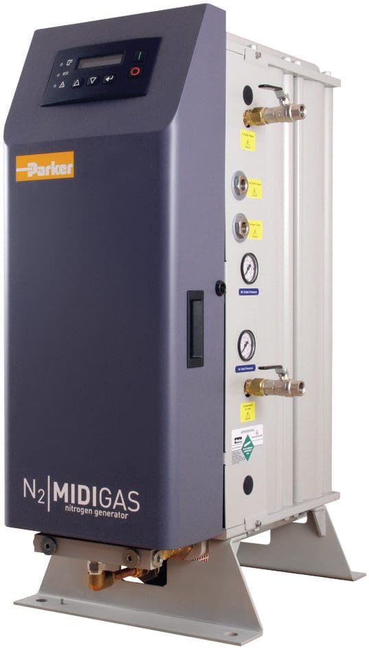 Parker MIDIGAS Legacy PSA Nitrogen Gas Generator | HWL GROUP
